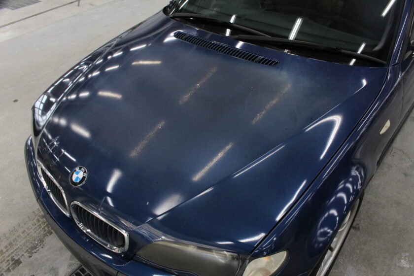 BMW 318i のリフレッシュ② ボンネット - バルコム レストアブログ